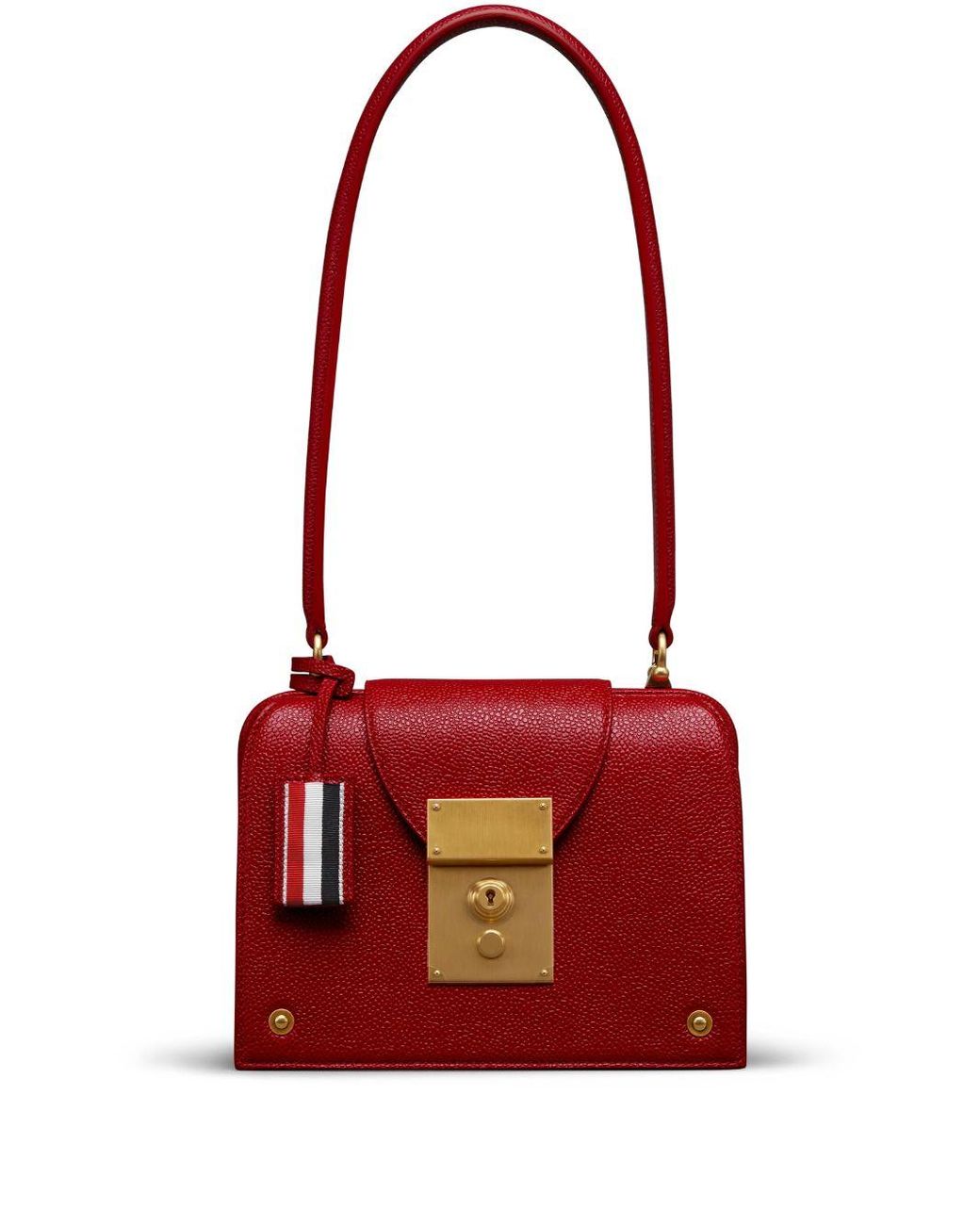 Thom Browne Mrs. Thom Triangle Shoulder Bag in Red | Lyst