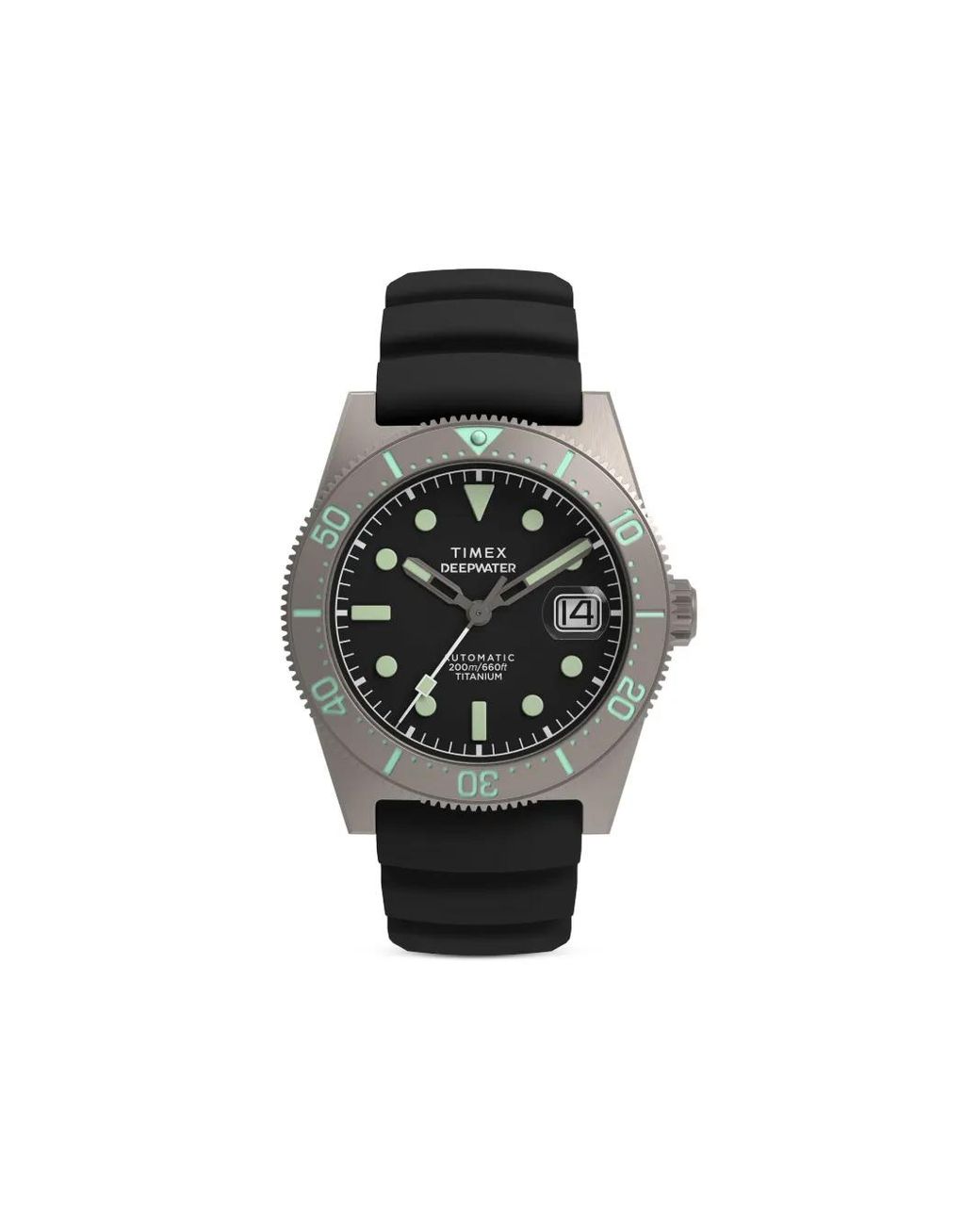 Timex Deepwater Reef 200 41Mm in Black for Men | Lyst