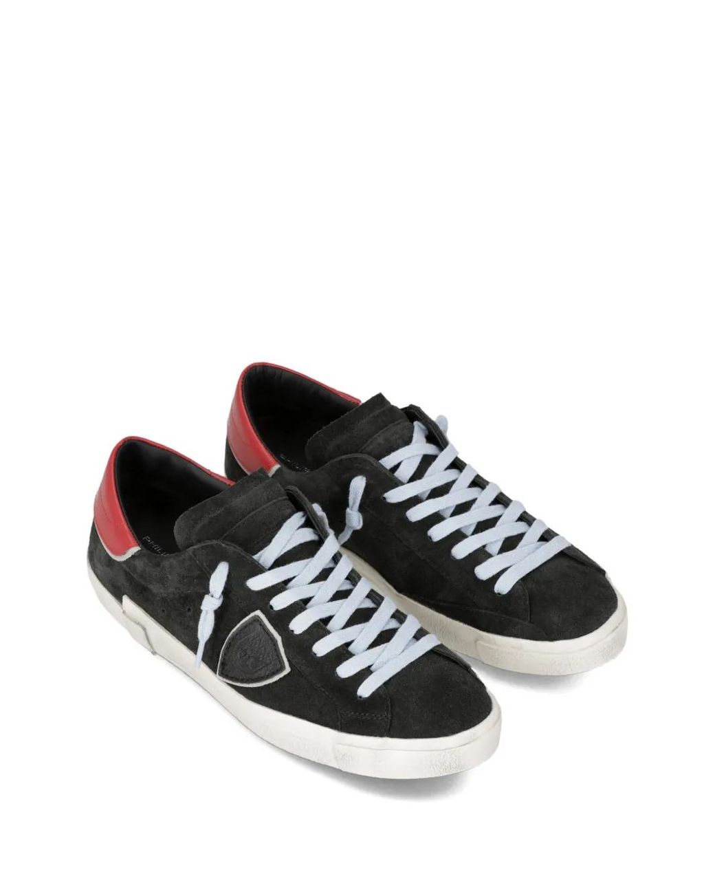 Philippe Model Prsx Triangle-Patch Sneakers in Black for Men | Lyst
