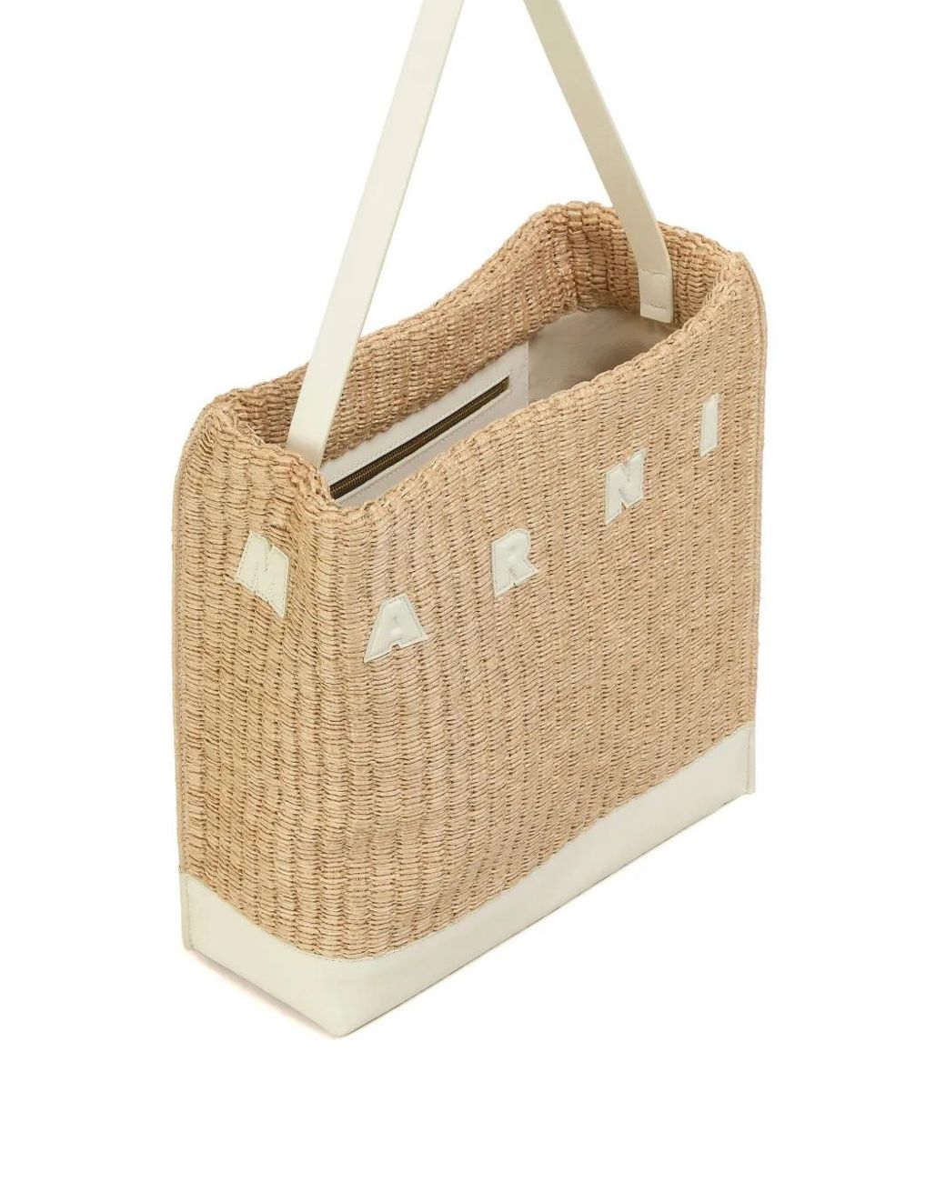 Marni Museo Tote Bag in Natural | Lyst