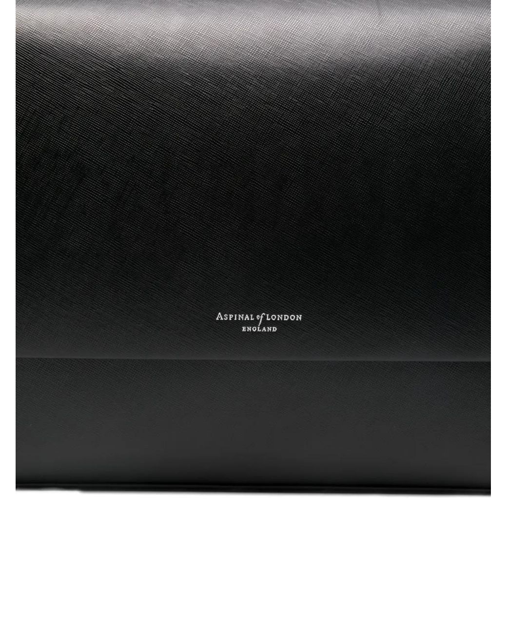 Aspinal of London Postman Messenger Bag in Black for Men | Lyst