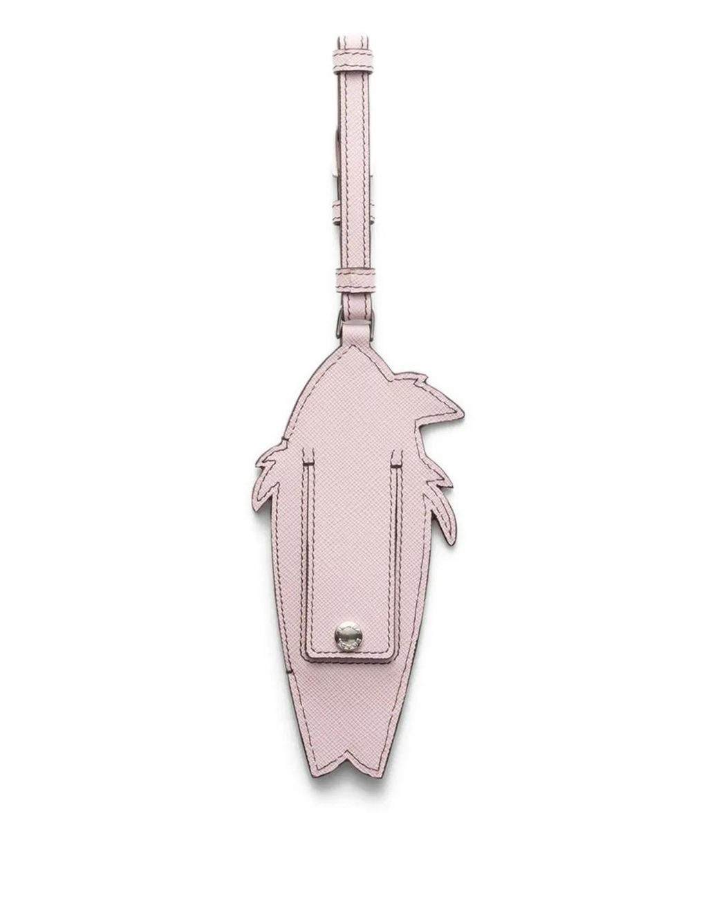Prada Palm Tree Name Tag in Blue for Men | Lyst
