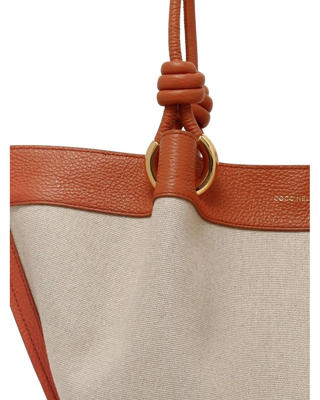 Coccinelle Finn Knot-Detail Tote Bag in Brown | Lyst