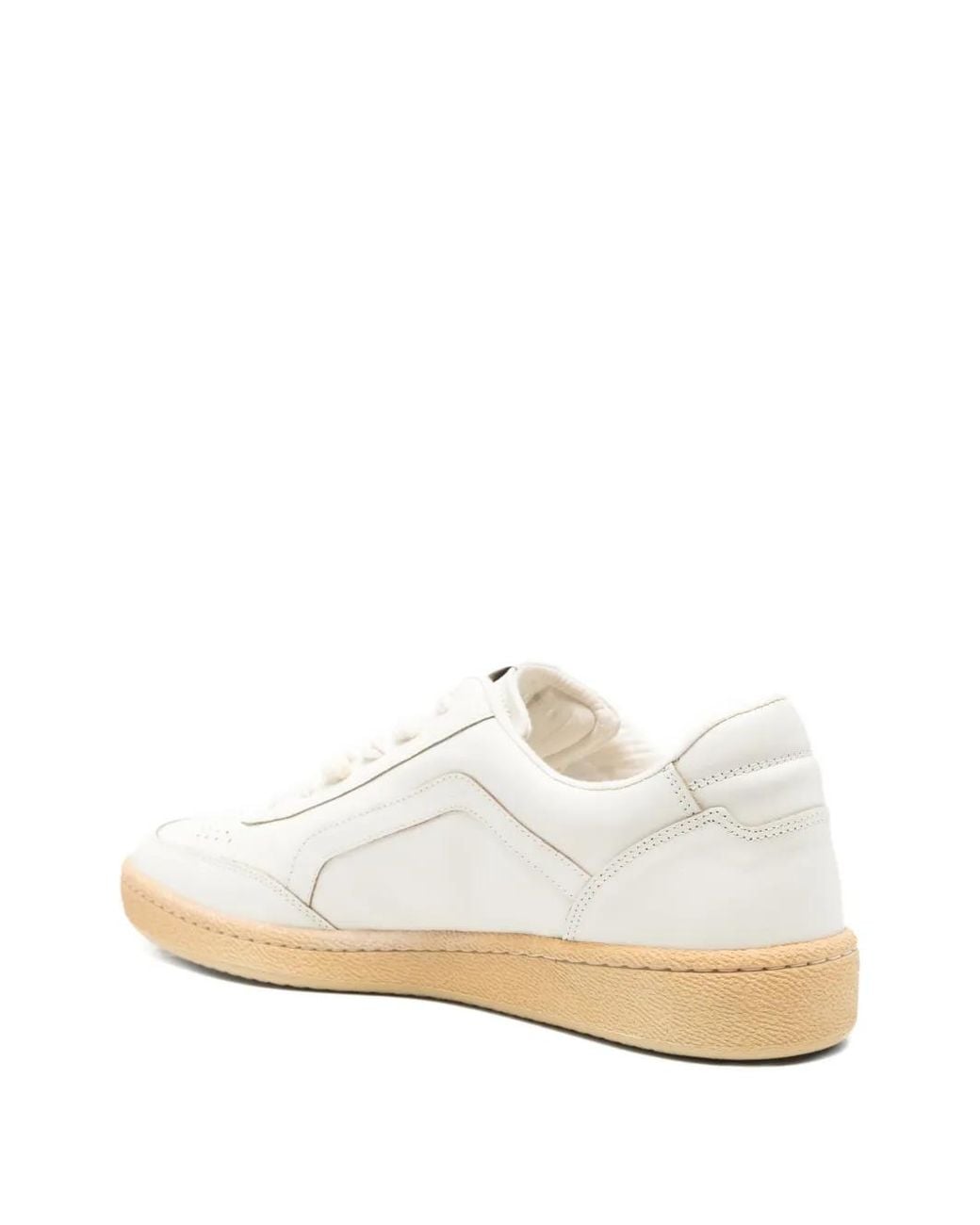 Marc O' Polo Court Perforated Panel Sneakers in White for Men | Lyst