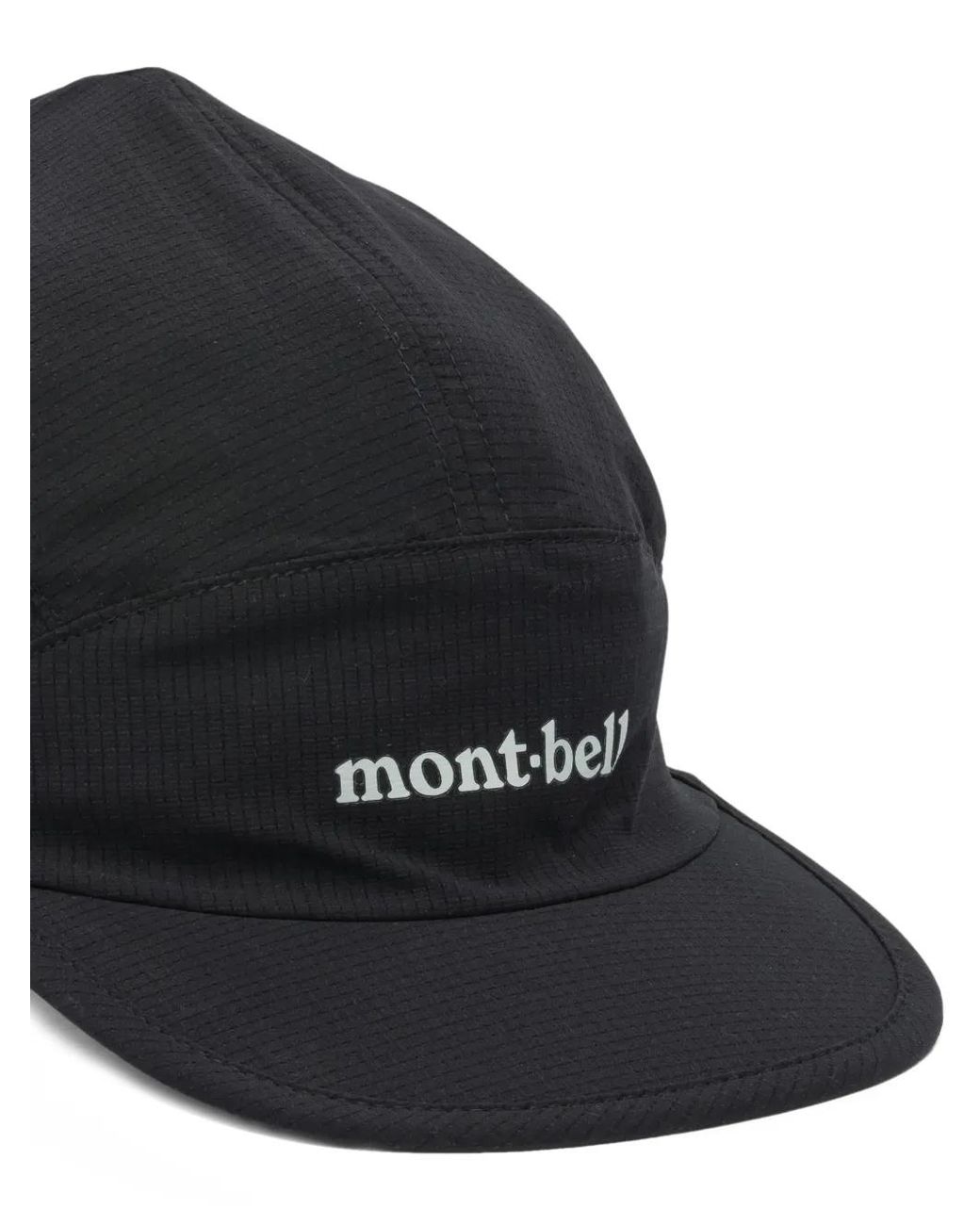 Montbell Logo Crushable Hat in Black for Men | Lyst UK