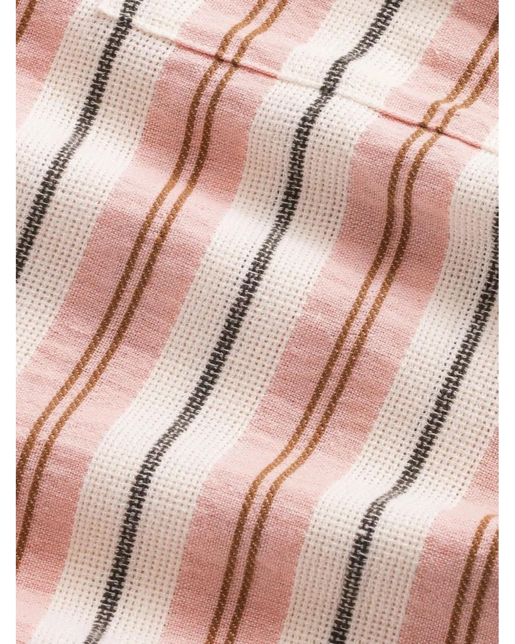 NN07 Striped Button-Up Shirt in Pink for Men | Lyst