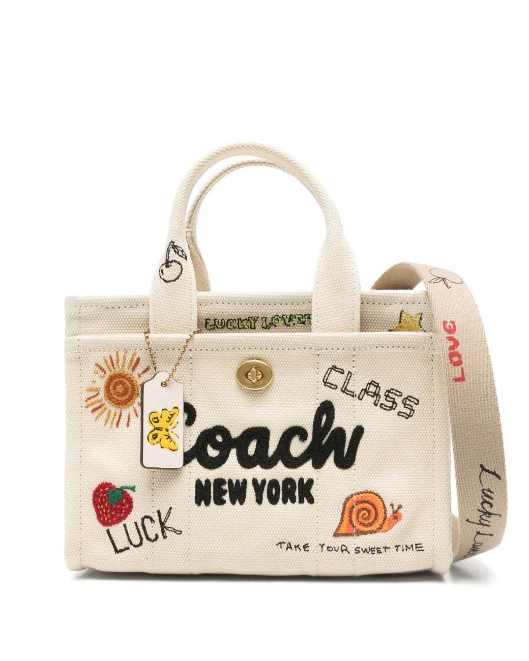 COACH Cargo 20 Tote Bag in Natural | Lyst