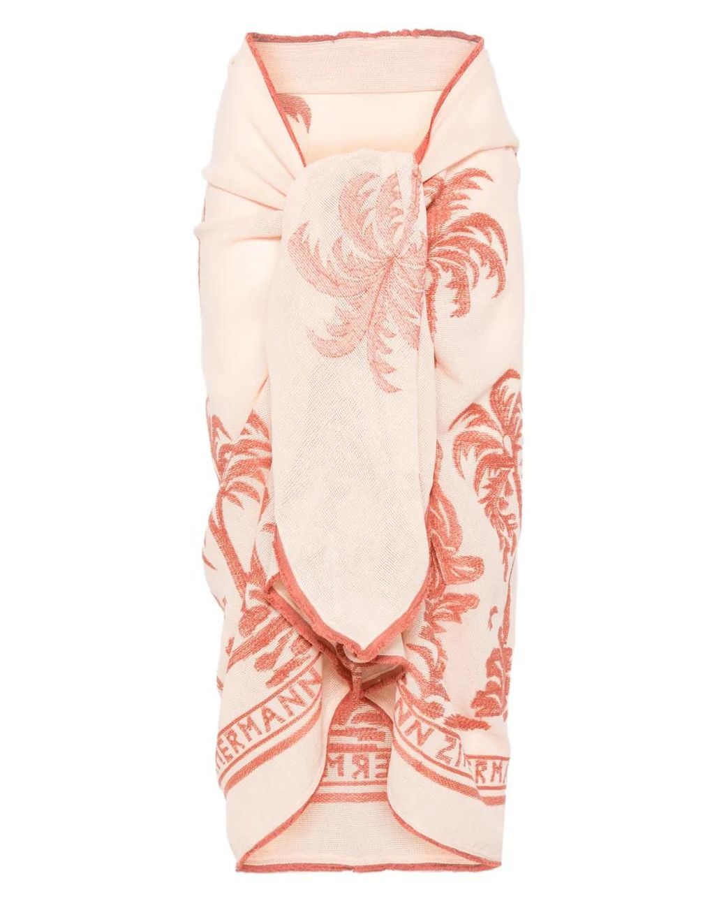 Zimmermann Woven Print Pareo in Pink | Lyst UK