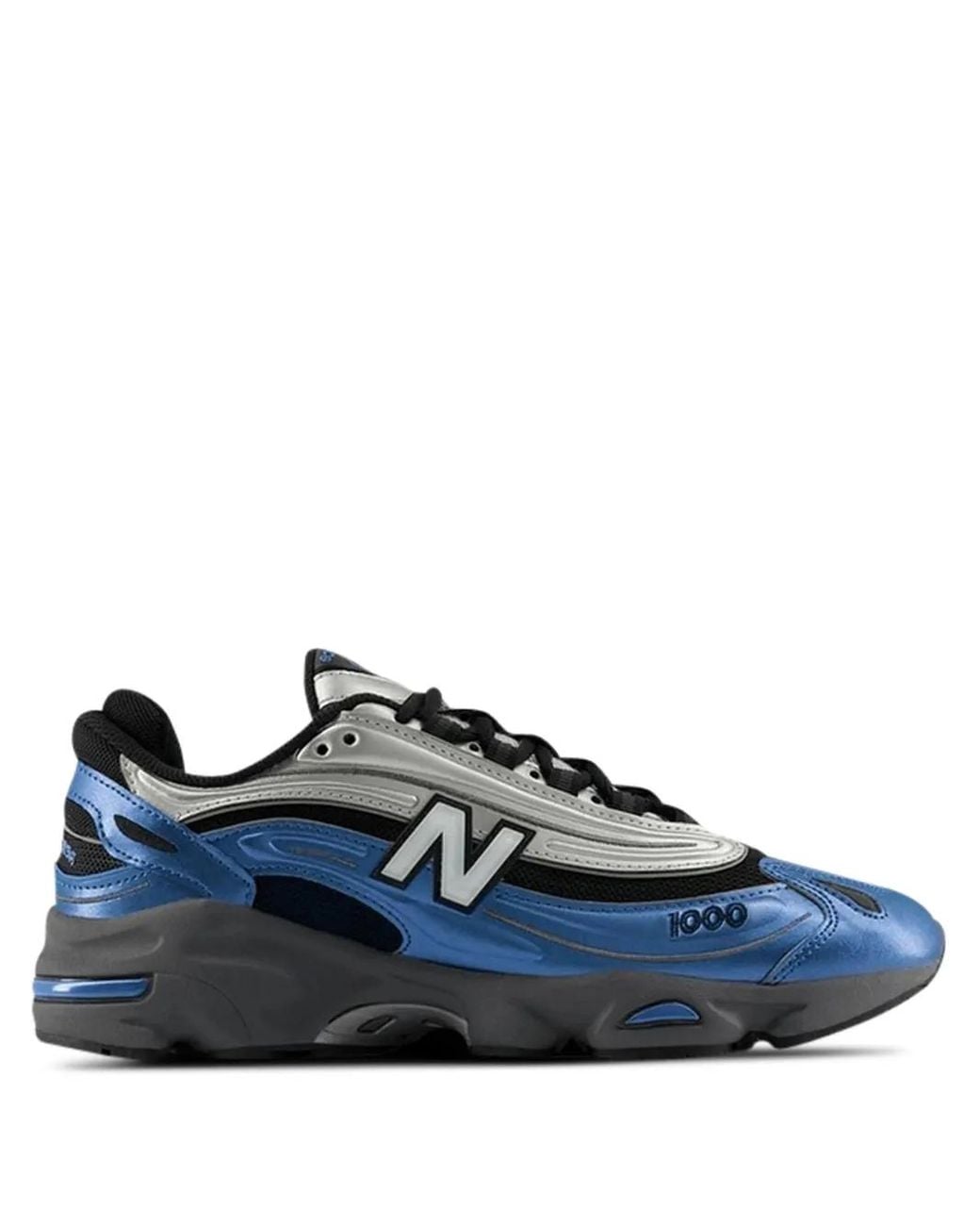 New Balance M1000 "Sea Stone/Metallic" Sneakers in Blue | Lyst