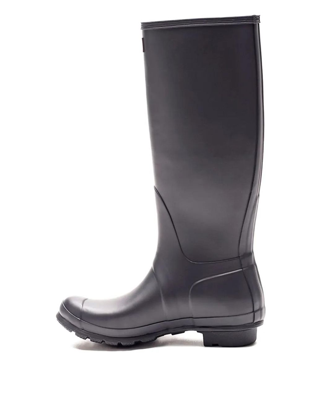 HUNTER Logo-Appliqué Boots in Blue | Lyst