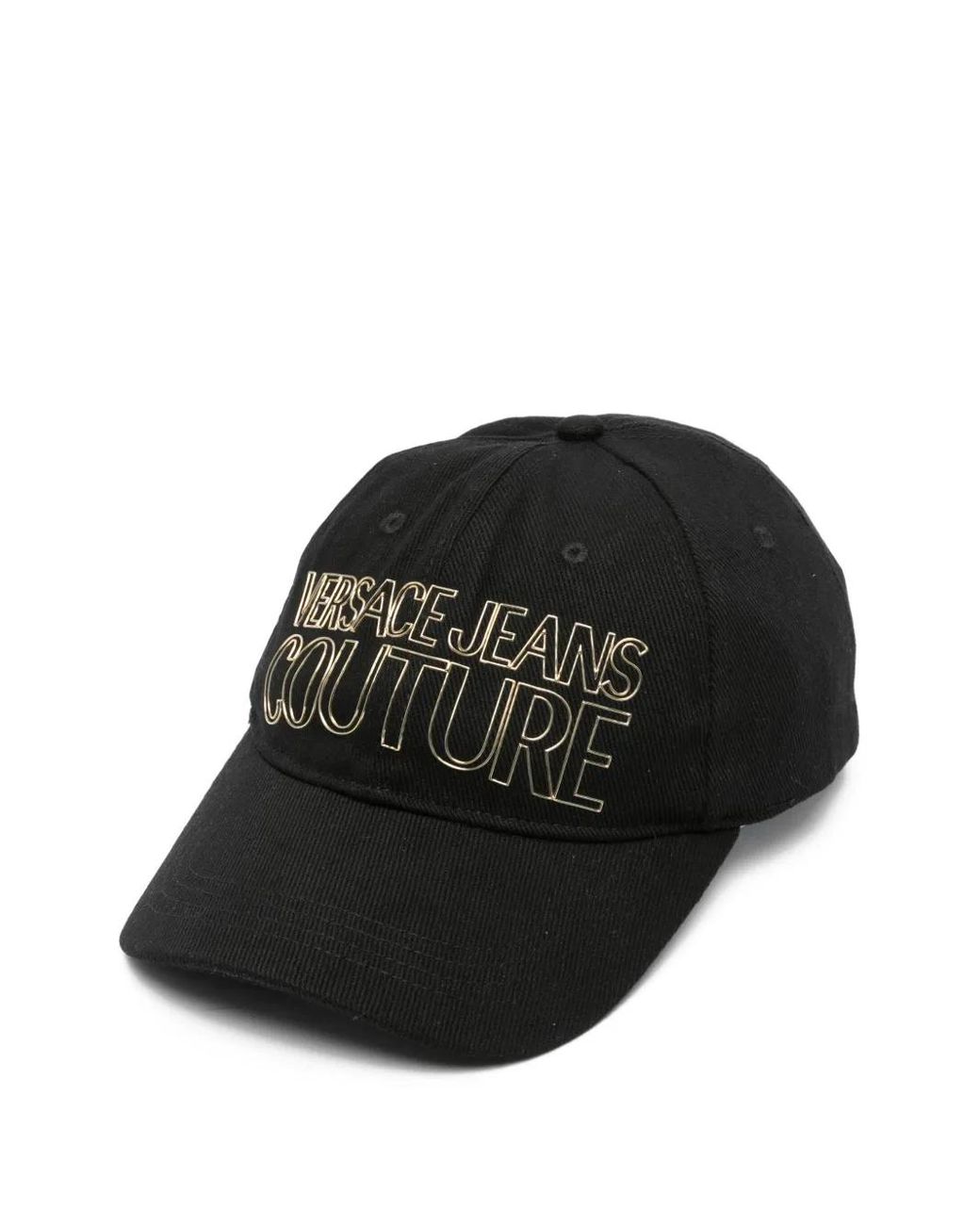 Versace Jeans Couture Logo-Print Baseball Cap in Black | Lyst UK