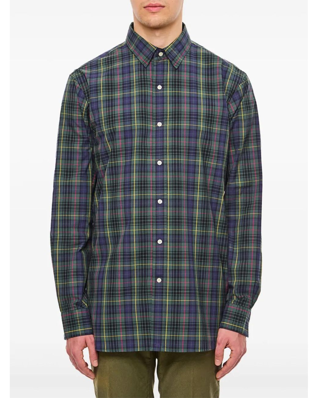 Polo Ralph Lauren Plaid Shirt in Blue for Men | Lyst