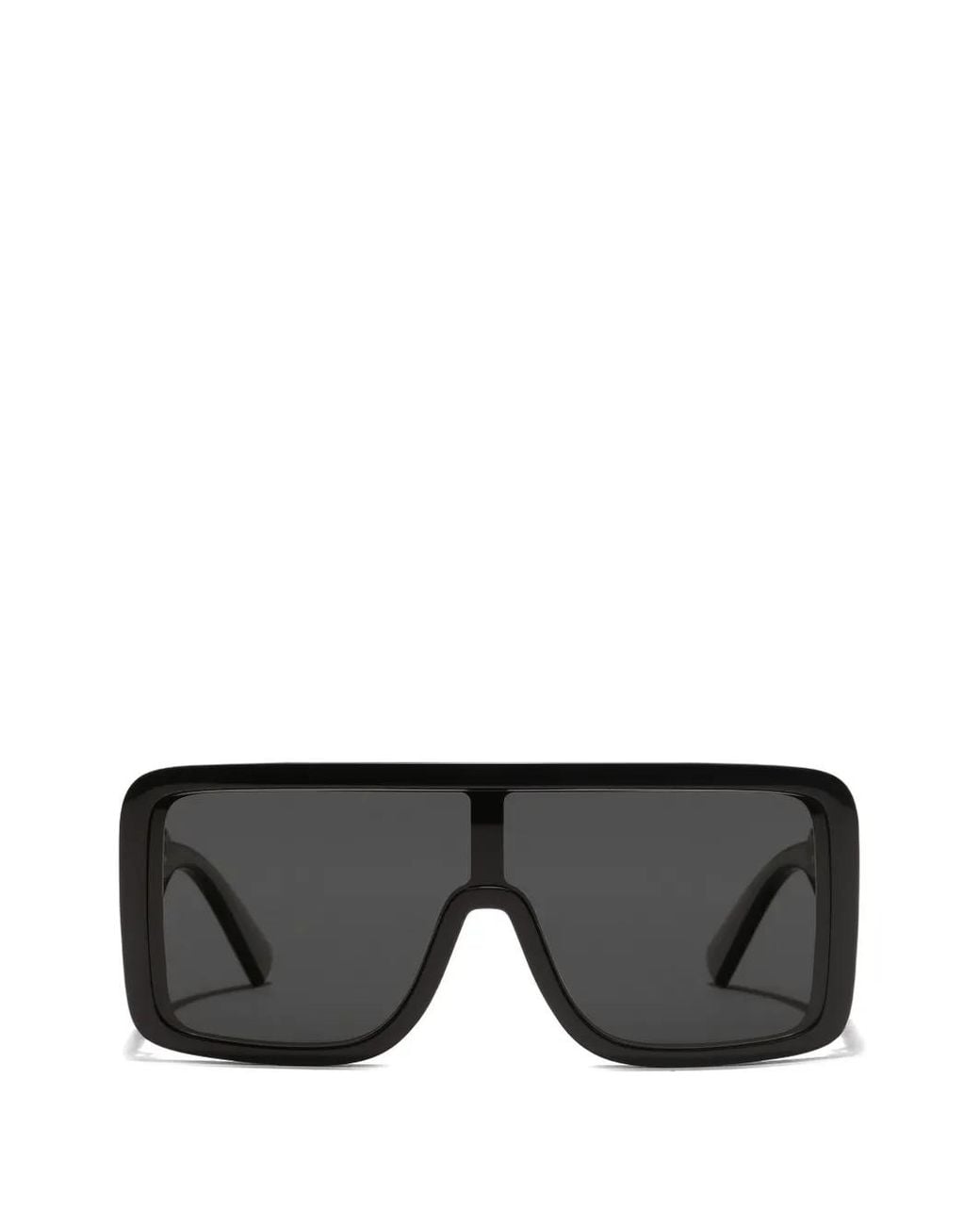 Dolce & Gabbana Logo Rectangle-Frame Sunglasses in Black | Lyst UK