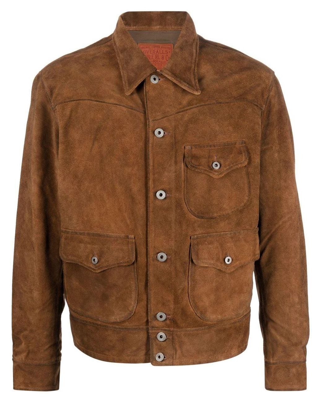 RRL Suede Shirt Jacket in Brown for Men | Lyst RRL Suede Shirt Jacket in Brown for Men | Lyst