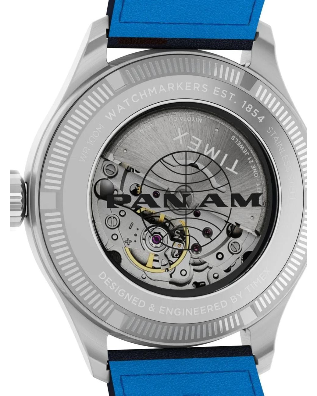 Timex X Pan Am The Waterbury 41Mm in Blue for Men | Lyst