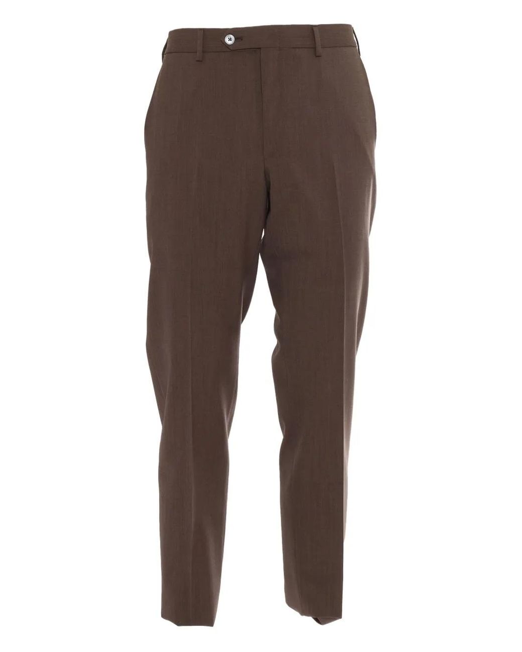 Tombolini Zero Gravity Single-Breasted Wool Suit in Brown for Men | Lyst