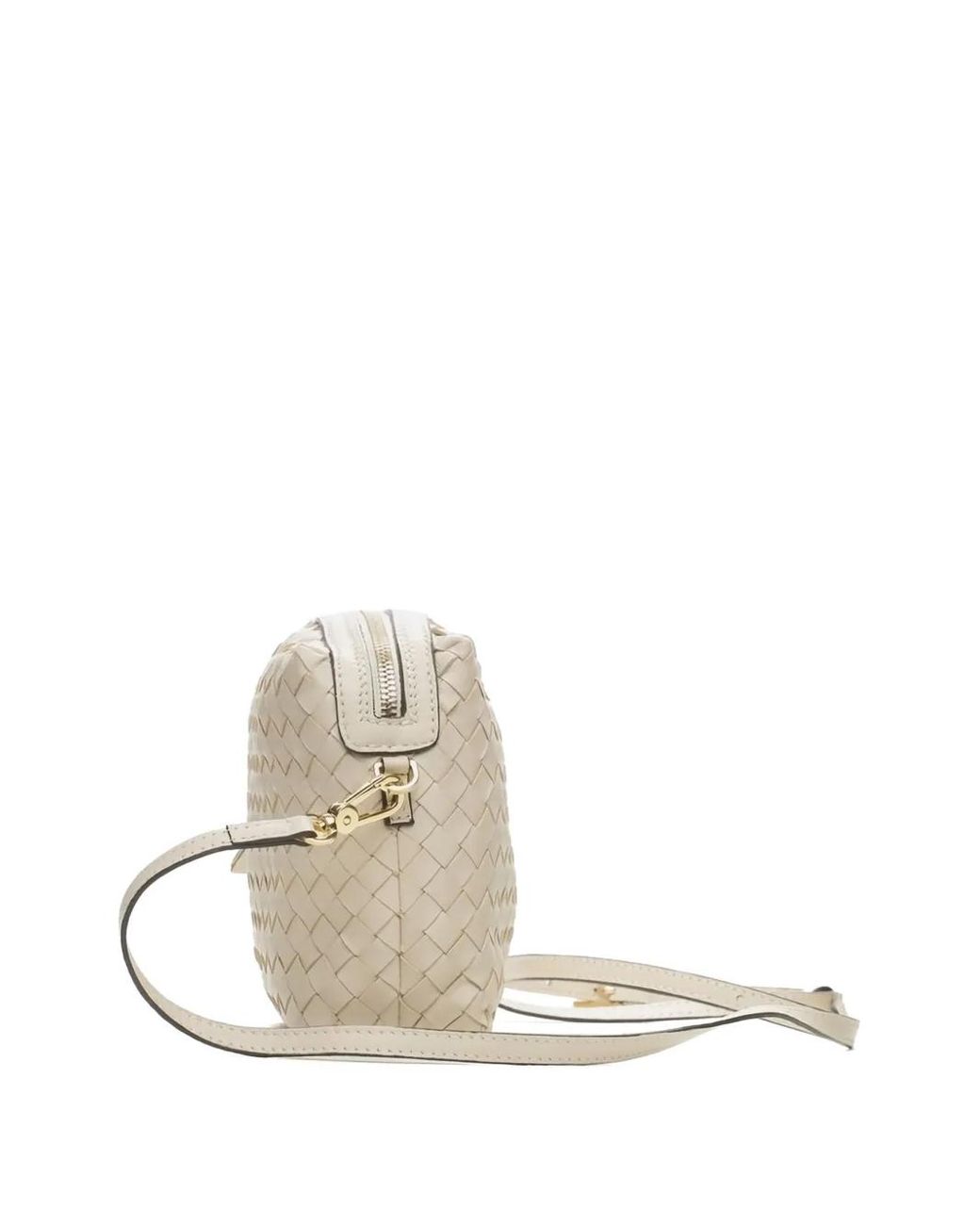 Poche Paris Woven Cross Body Bag in Gray | Lyst