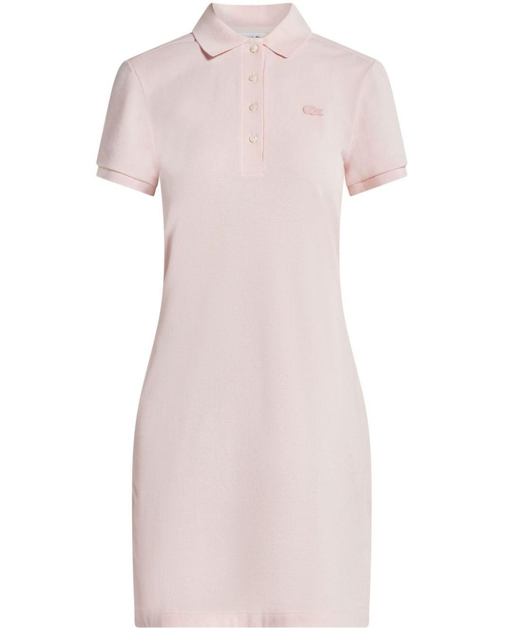 Lacoste Piqué Dress in Pink | Lyst