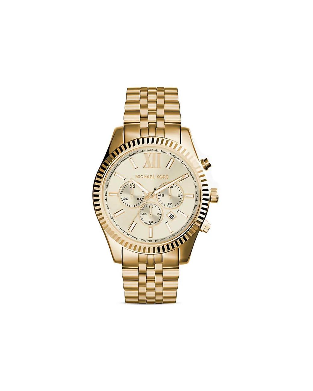 Michael Kors Lexington 44Mm in Metallic for Men | Lyst UK