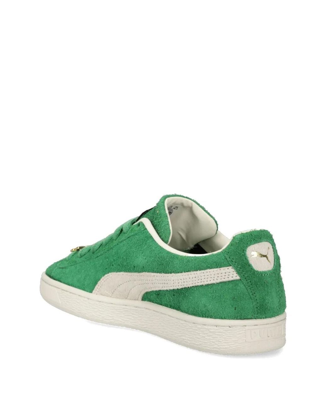 PUMA Suede Fat Lace Sneakers in Green | Lyst