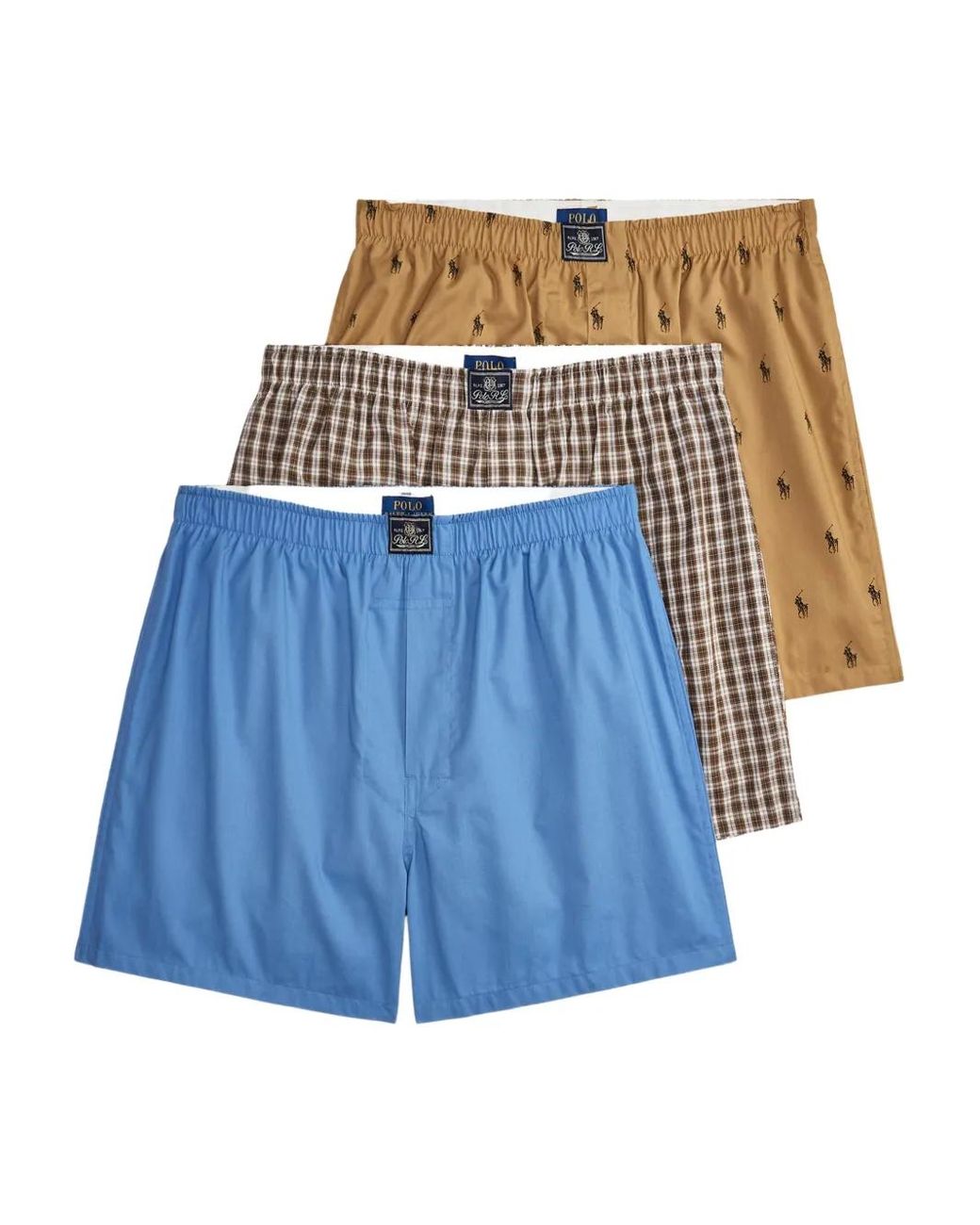 Polo Ralph Lauren 3 Pack-Boxer in Blue for Men | Lyst UK
