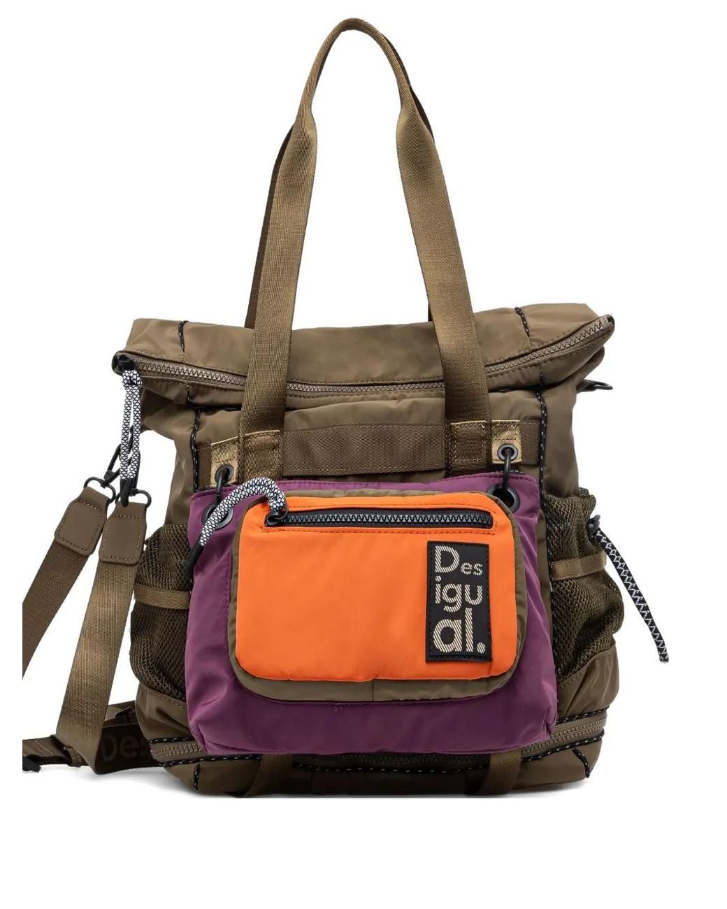 Desigual Multi-Pocket Backpack in Black | Lyst