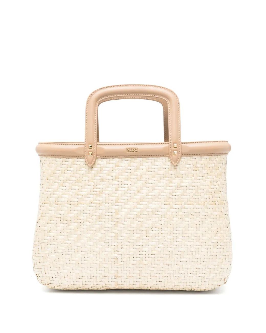 Rodo Vimini Tote Bag in Natural | Lyst