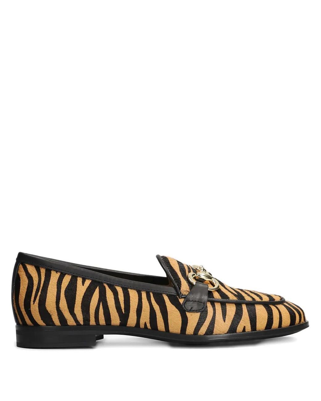 Pedro Miralles Animal-Print Horsebit Loafers in Brown | Lyst