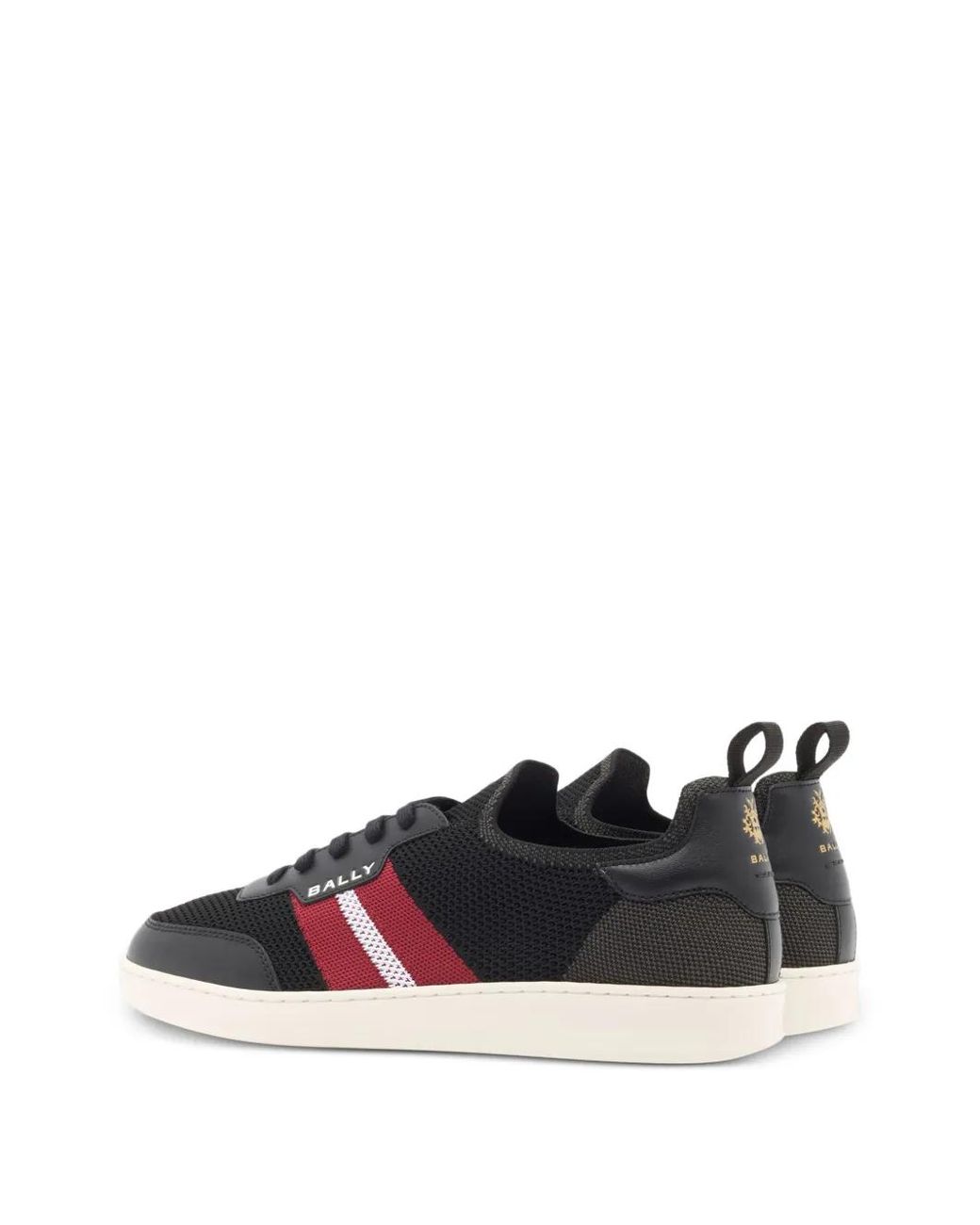 Bally Stripe-Detail Sneakers in White for Men | Lyst