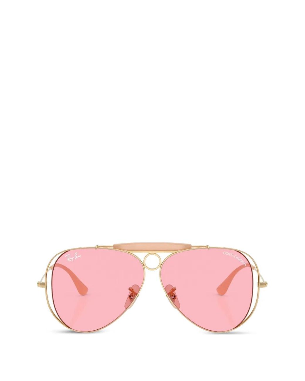 Ray-Ban Metal Sunglasses in Pink | Lyst UK