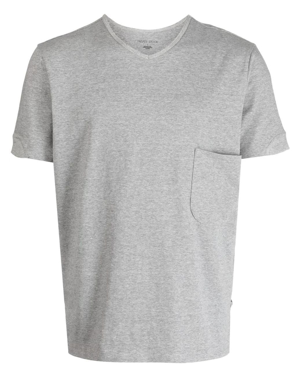 Private Stock The Alaric T-Shirt in Grey for Men | Lyst UK