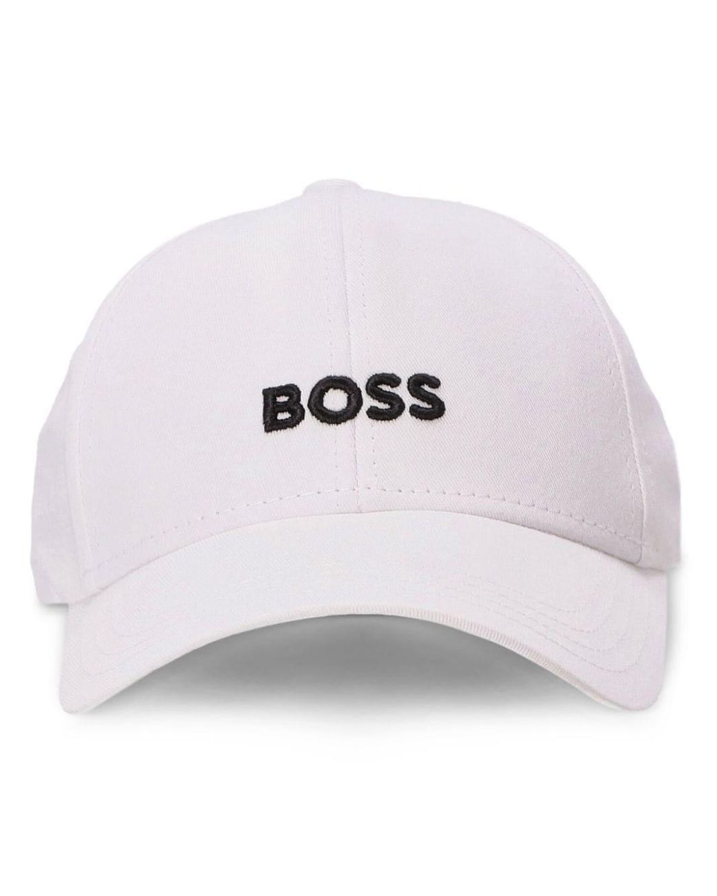 BOSS Embroidered-logo Cap in Grey for Men | Lyst UK