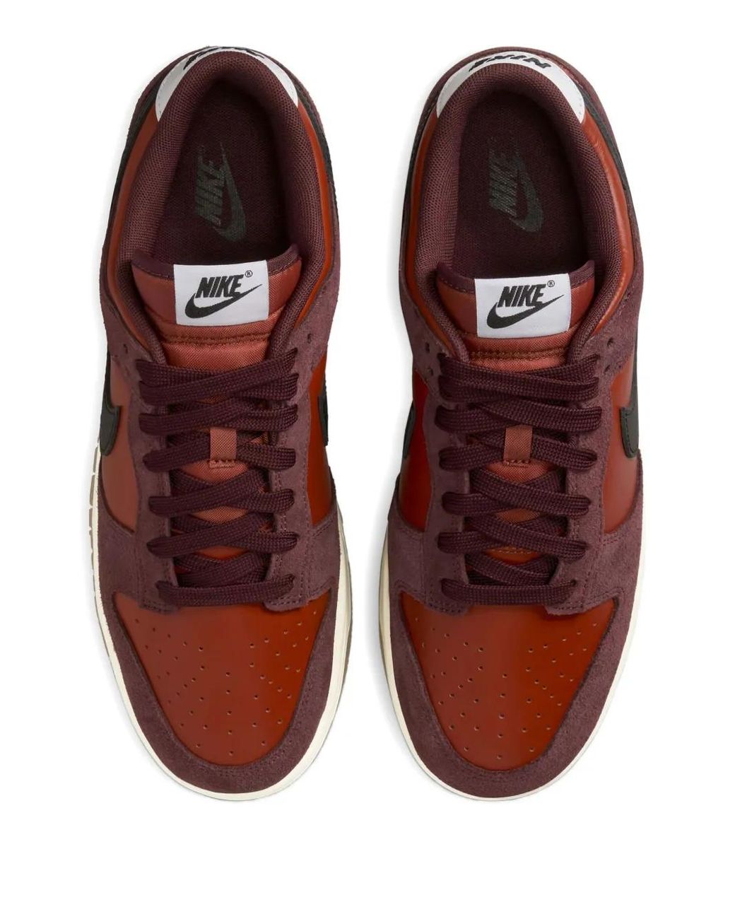 Nike Dunk Low Retro Se Leather Sneakers in Brown for Men | Lyst