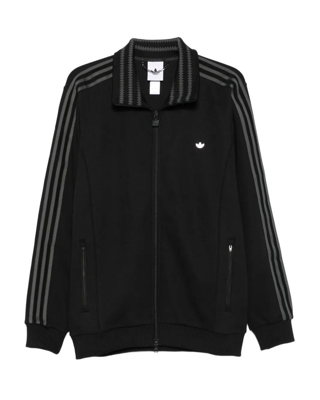 adidas Premium 3-Stripes Track Top in Black for Men | Lyst