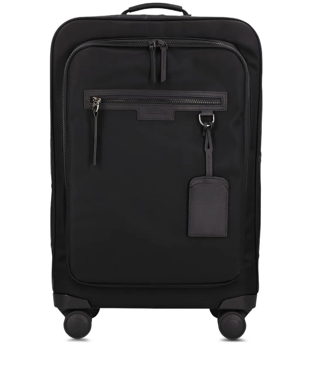 Longchamp Leather-Trimmed Wheeled Trolley in Black for Men | Lyst Canada