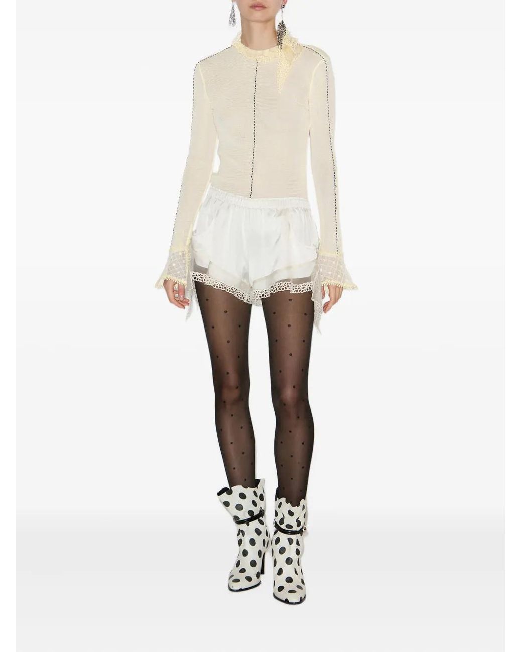 Isabel Marant Top Sarah Top in White | Lyst
