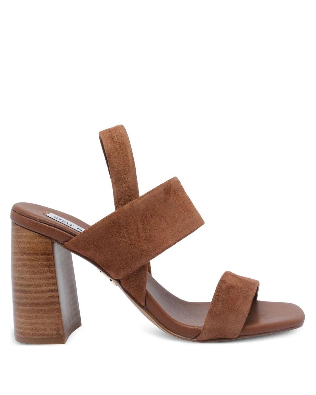 Steve Madden Maizie Block-Heel Sandals in Brown | Lyst