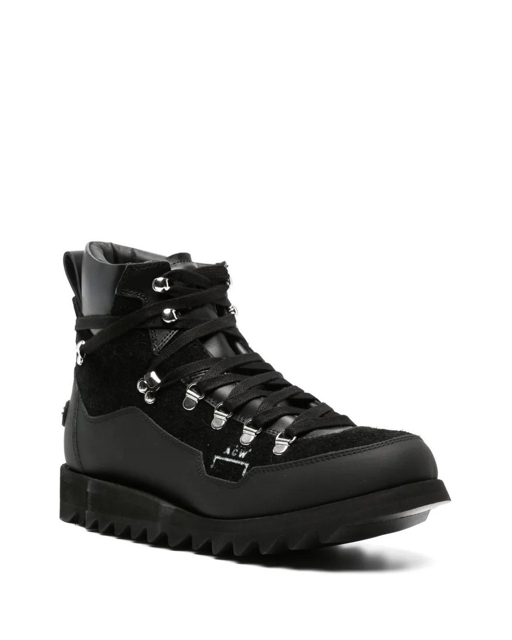 A_COLD_WALL* Alpine Suede Hiking Boots in Black for Men | Lyst