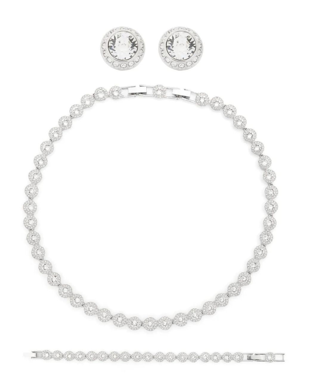 Swarovski Una Angelic Set in White | Lyst