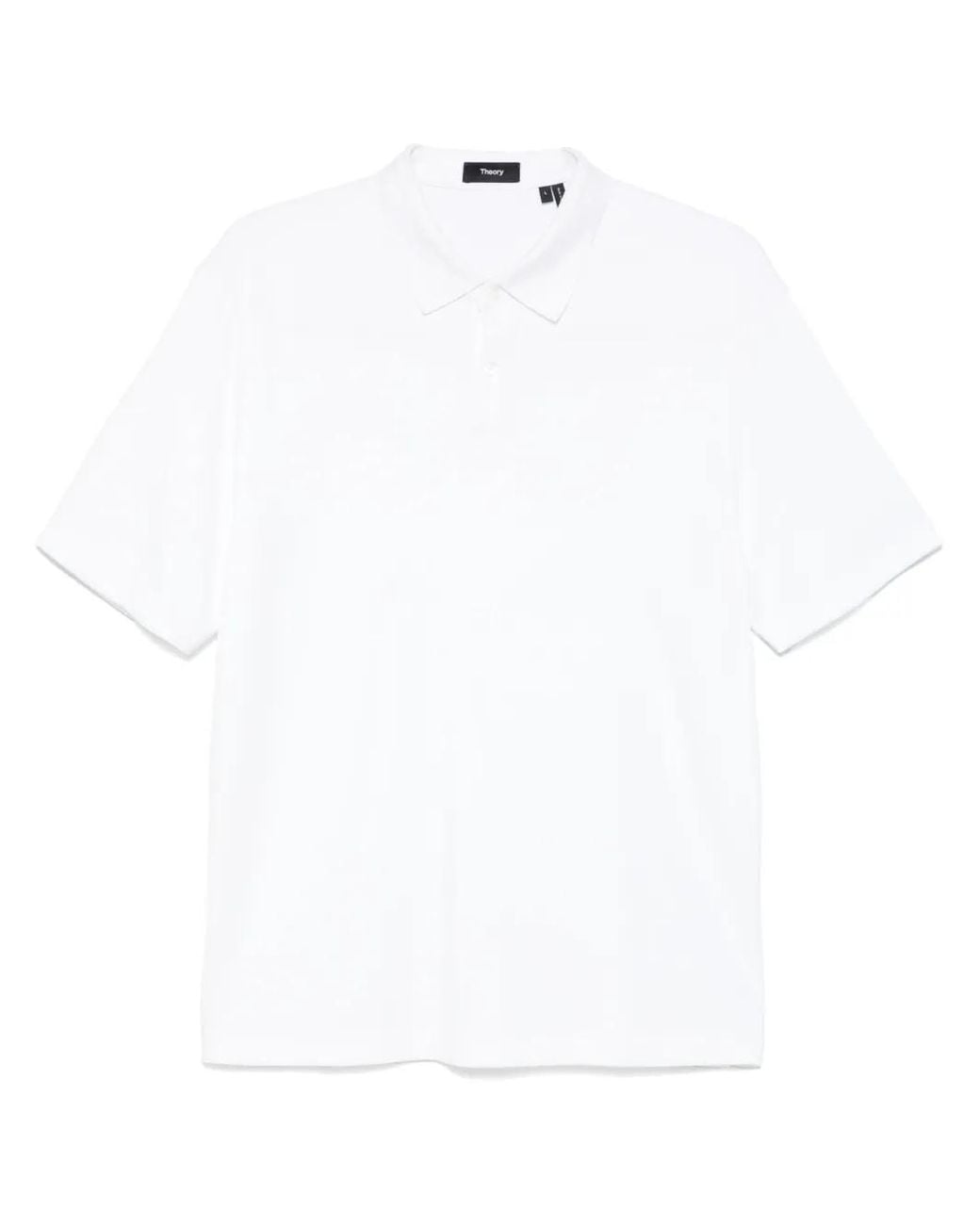 Theory Kayser Polo Shirt in White for Men | Lyst