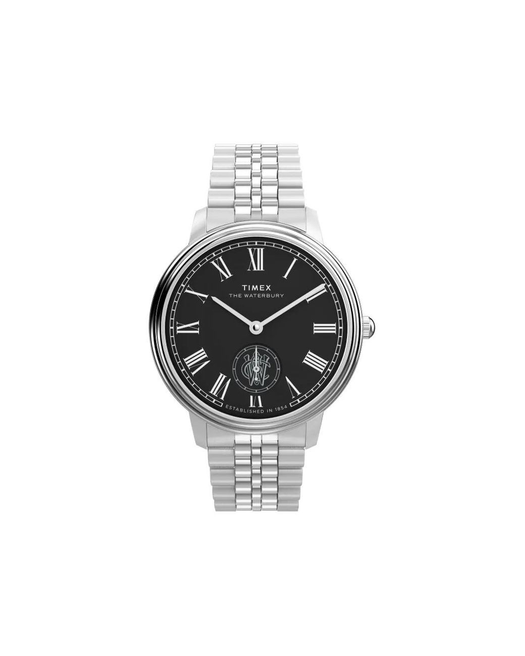 Timex Waterbury 39Mm in Black for Men | Lyst