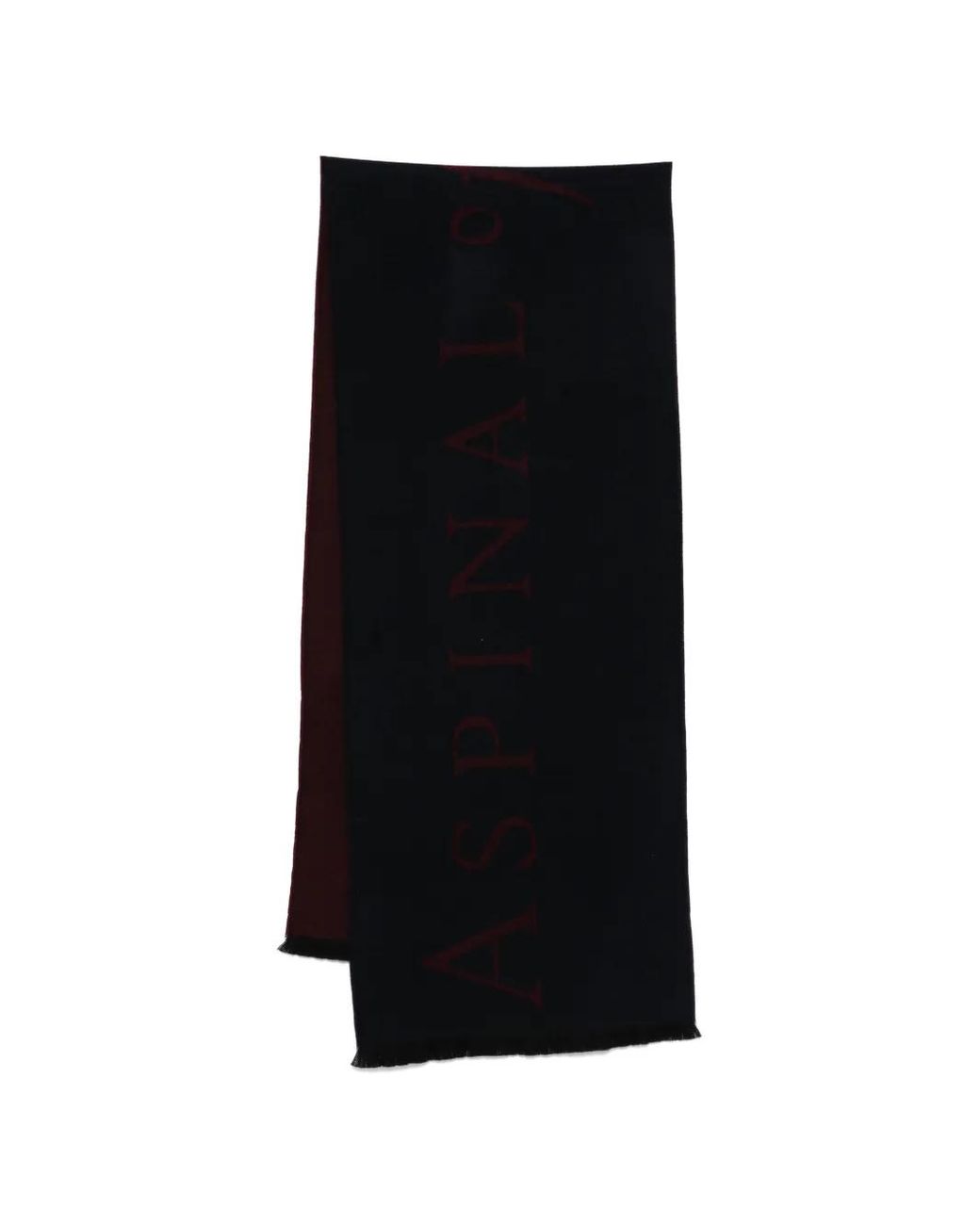 Aspinal of London Bi-Colour Scarf in Black for Men | Lyst