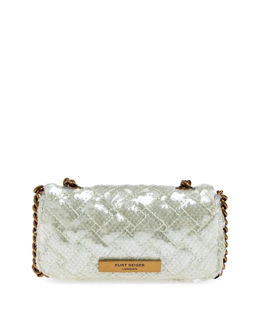Kurt Geiger Nano Long Pimlico Shoulder Bag in Metallic | Lyst