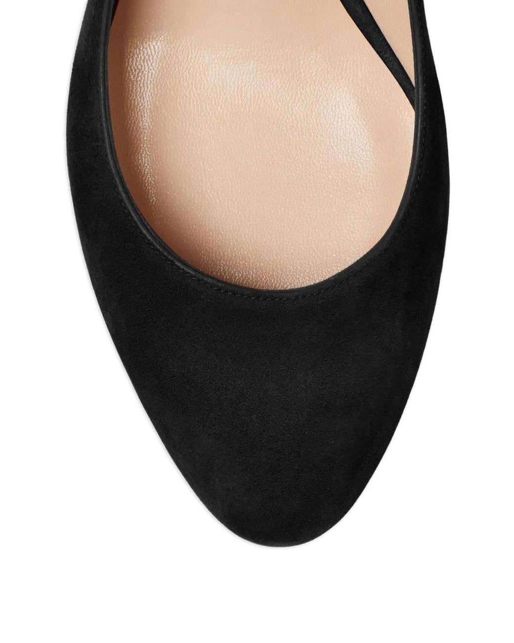 Stuart Weitzman Amata 60 Almond-Toe Block-Heel Pumps in Black | Lyst UK