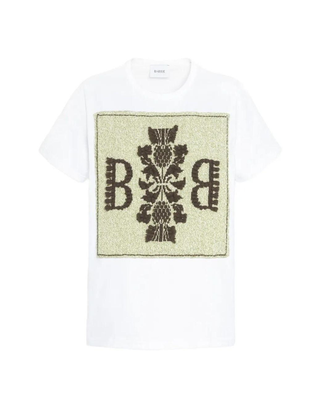 Barrie B-Logo Patch T-Shirt in White | Lyst UK