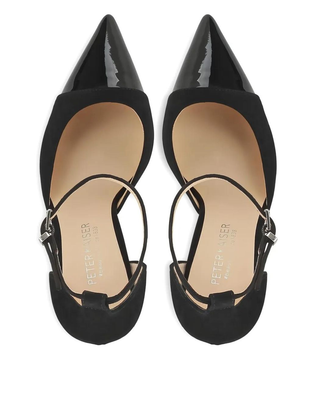 Peter Kaiser Patent-Trimmed Stiletto Pumps in Black | Lyst UK