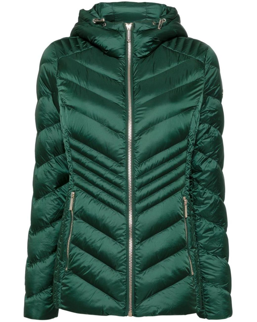 MICHAEL Michael Kors Packable Puffer Jacket in Green | Lyst