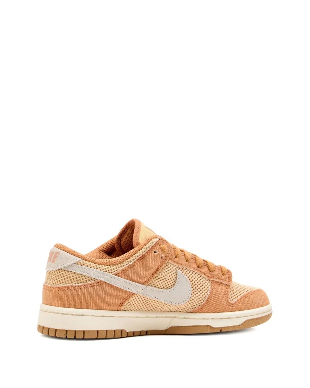 Nike Dunk Low Next Nature Mesh Panel Sneakers in Pink | Lyst