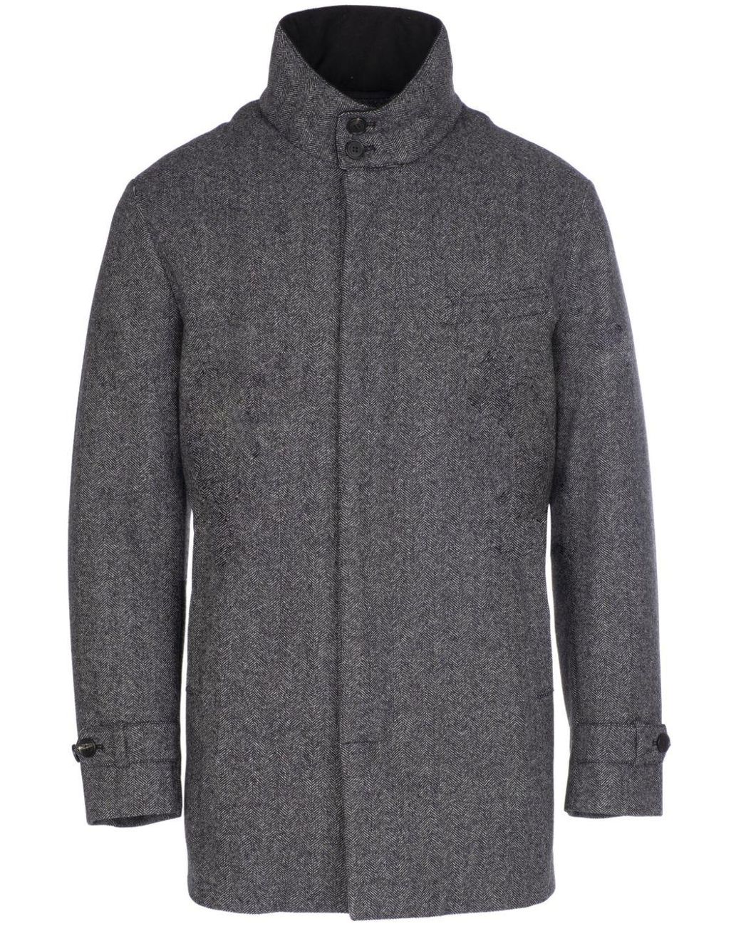 Norwegian Wool Virgin Wool-Cashmere Blend Coat in Gray for Men | Lyst Norwegian Wool Virgin Wool-Cashmere Blend Coat in Gray for Men | Lyst