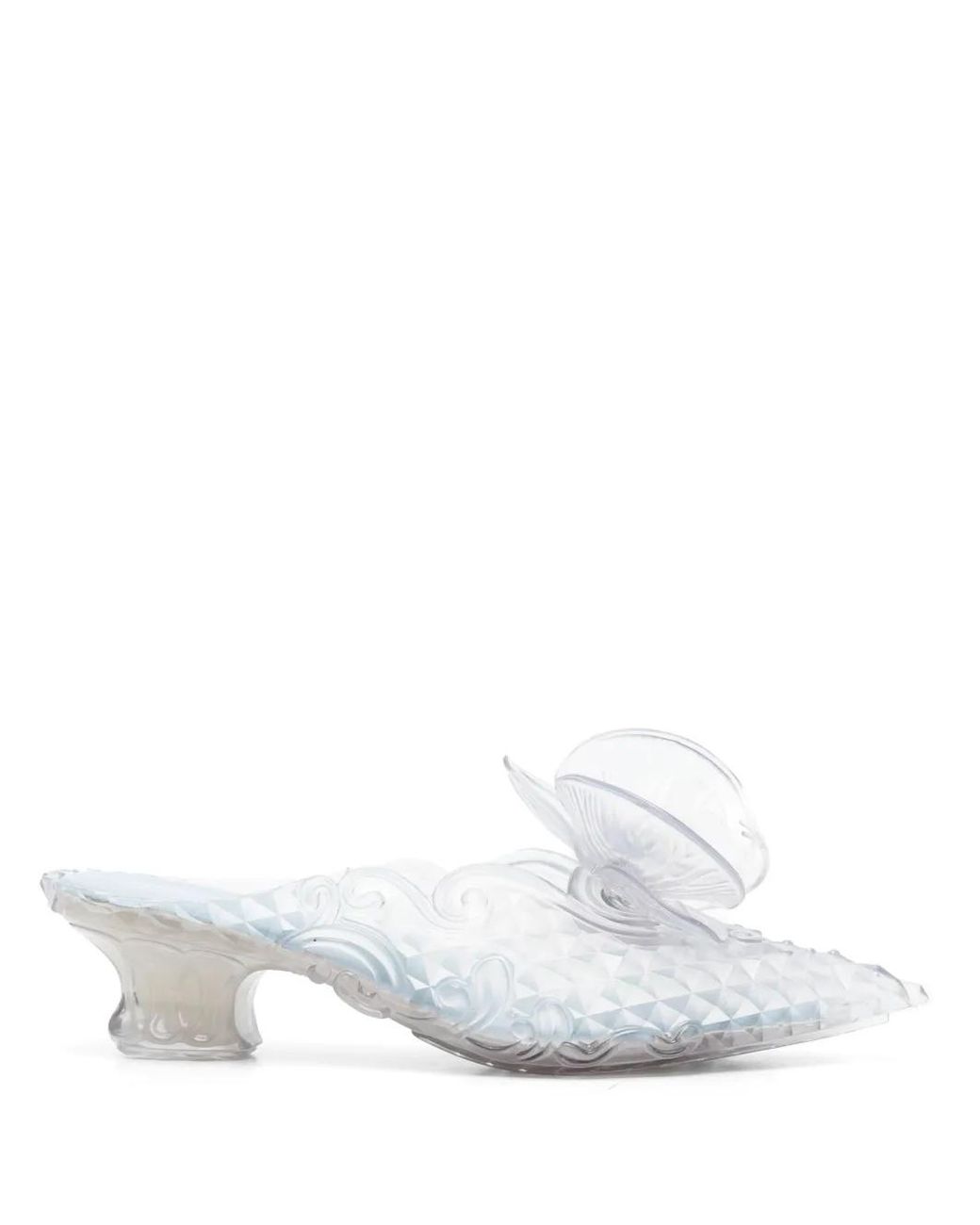 Y. Project X Melissa Floral-Detail Mules in White | Lyst